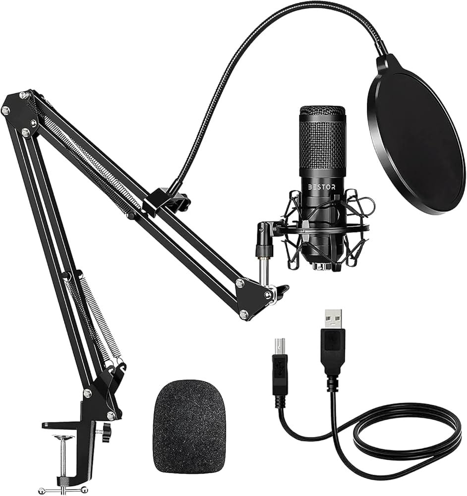 PROFESSIONAL PODCAST CONDENSER MICROPHONE SET - ShopiGo